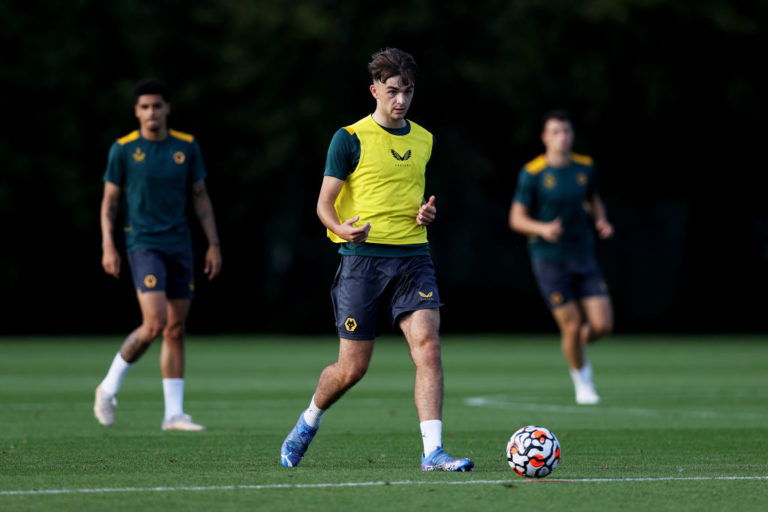 Photos: Harvey Griffiths pictured in Wolves first-team training