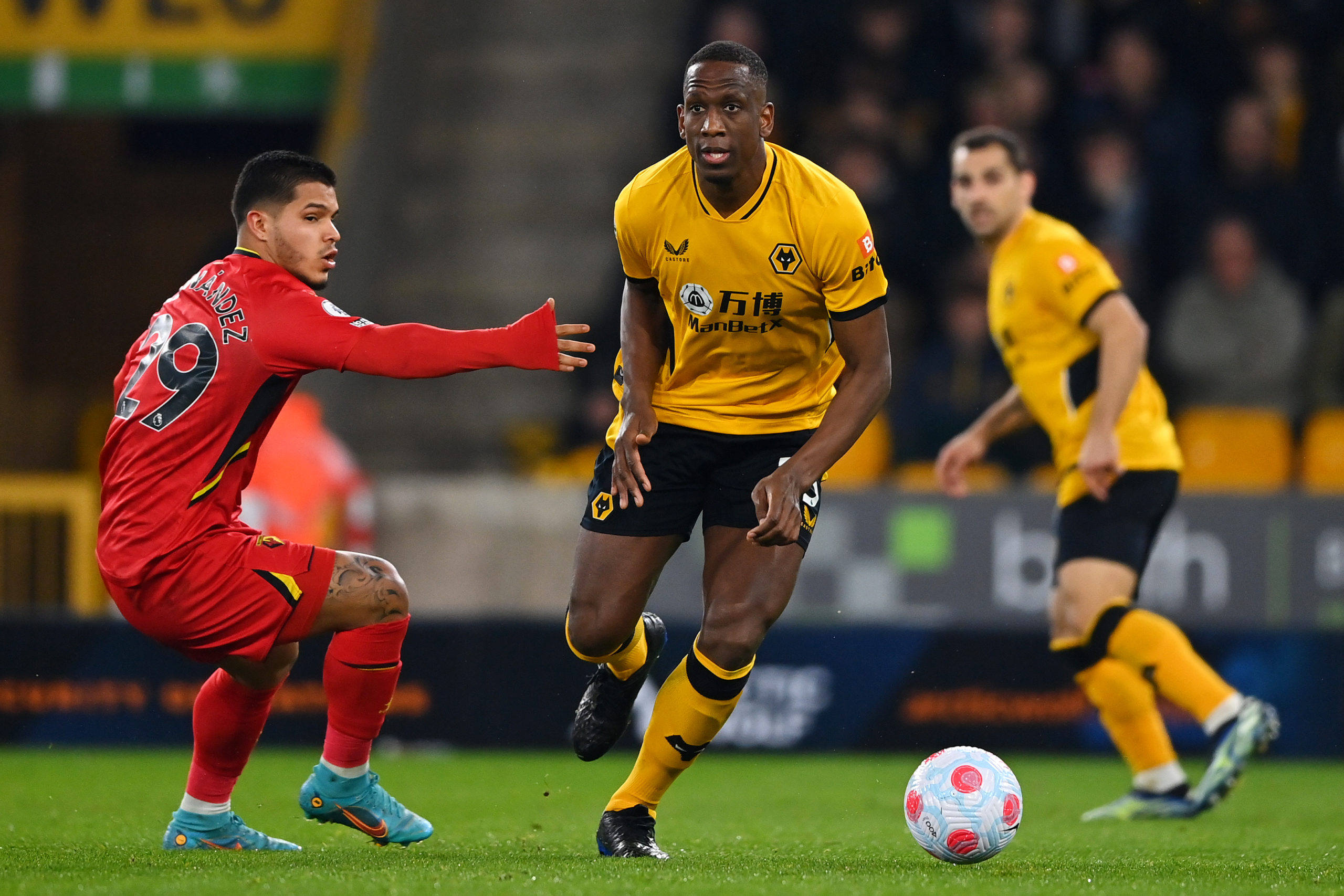 Willy Boly takes chance as Wolves thrash Watford 4-0