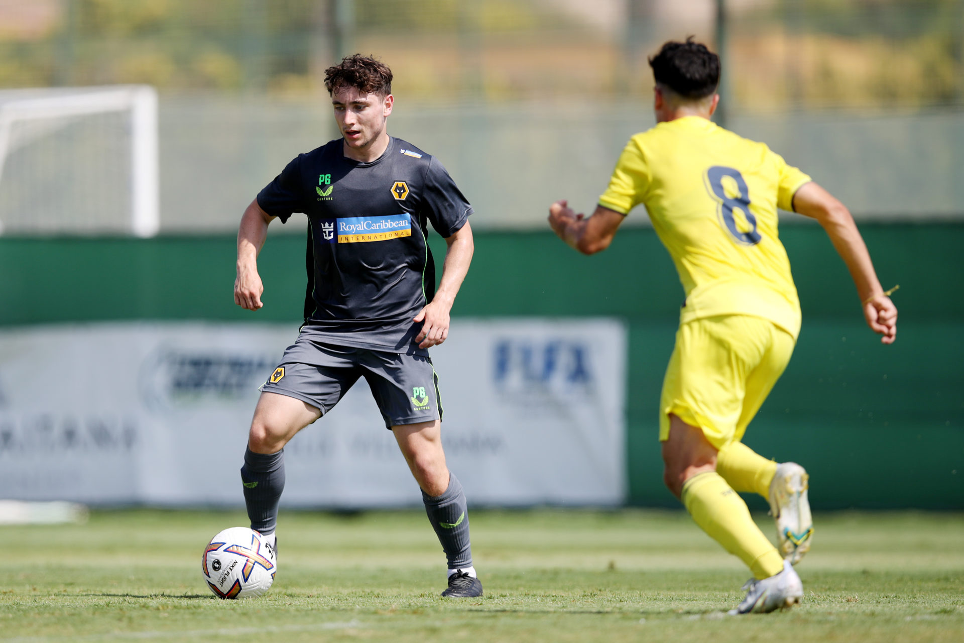 Joe Hodge reacts to making his debut for Wolves against Chelsea