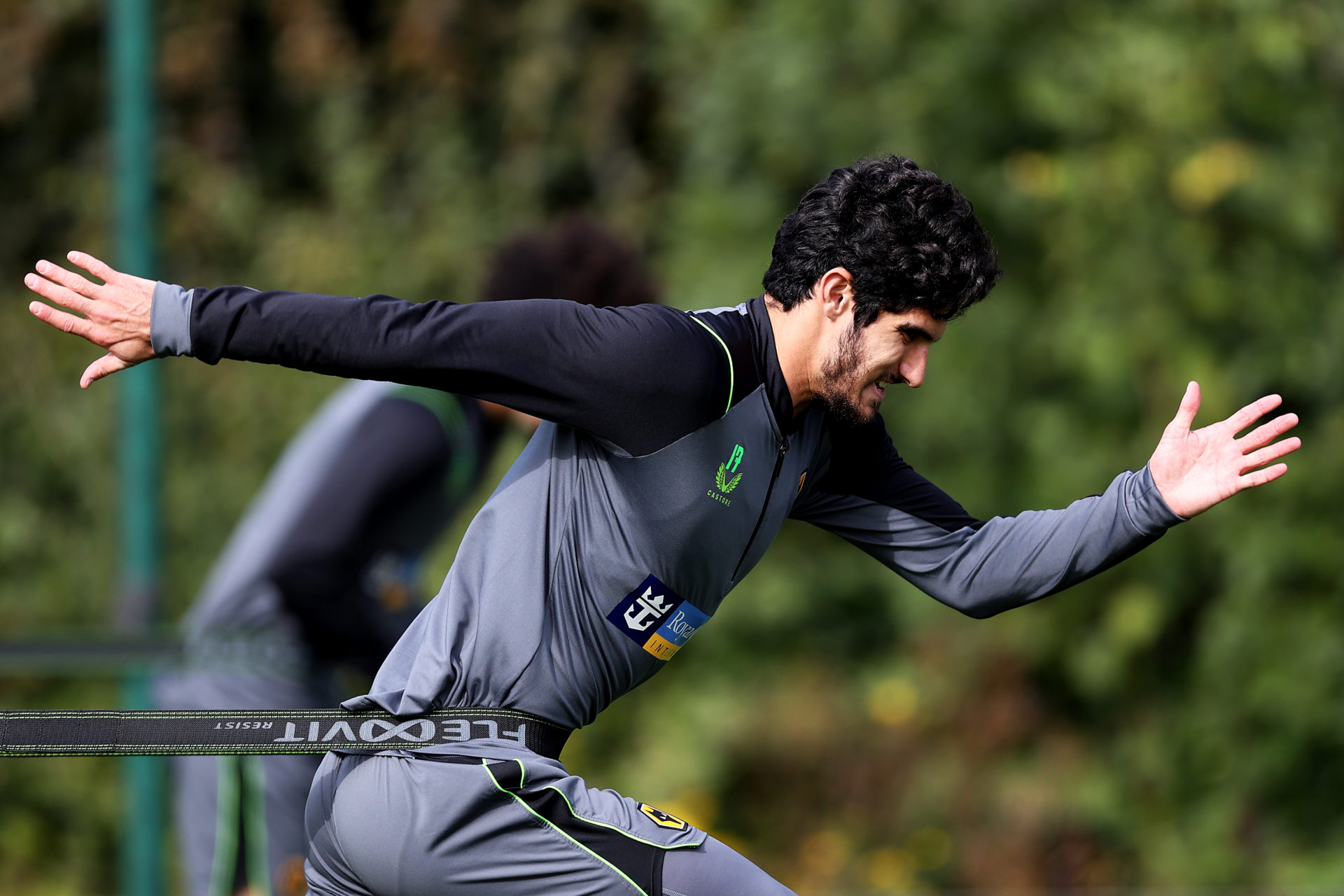 Wolves winger Goncalo Guedes made beeline for the tunnel against Brentford