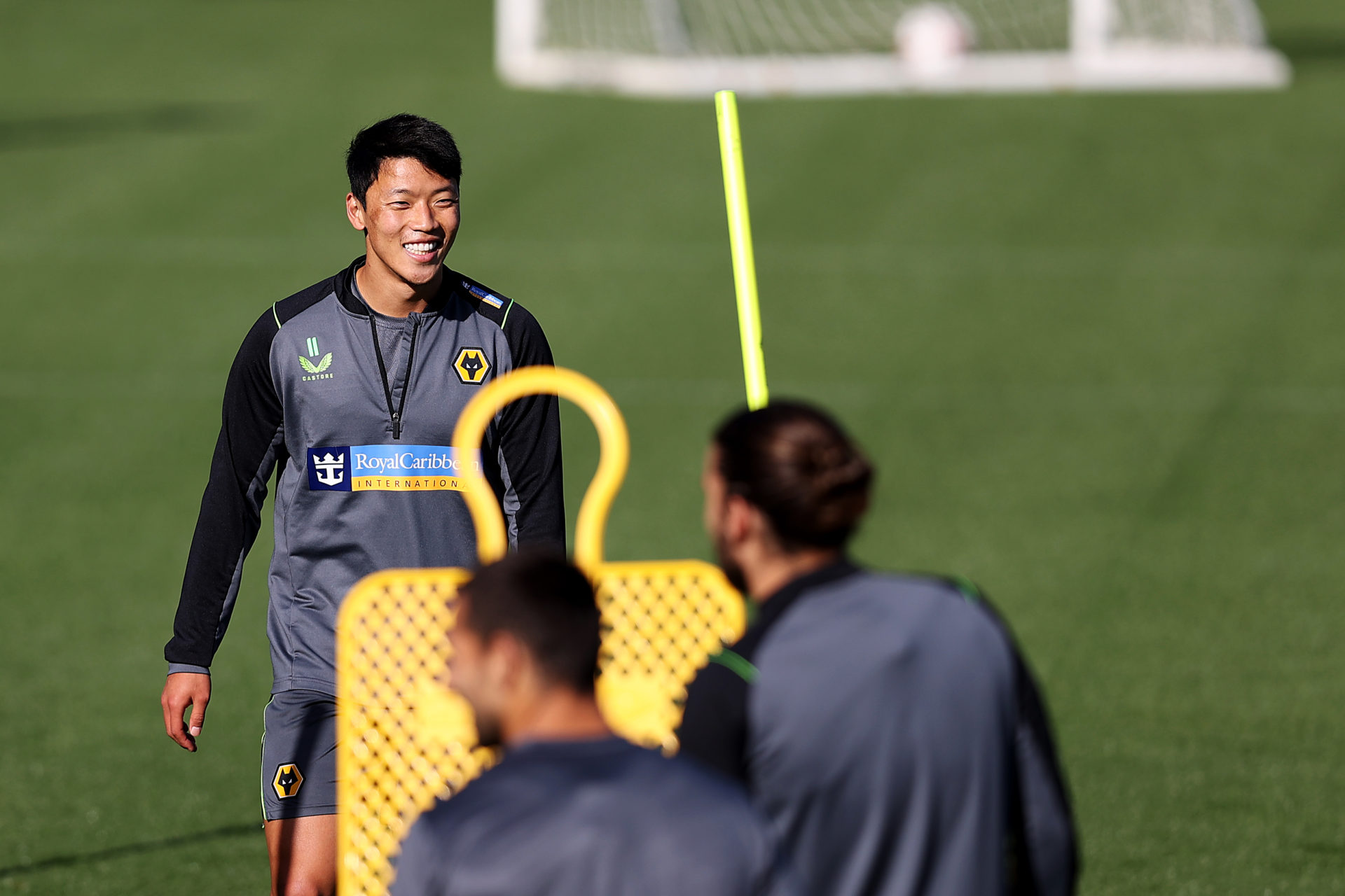 Wolves star Hwang Hee-chan seen sprinting on the field during South ...