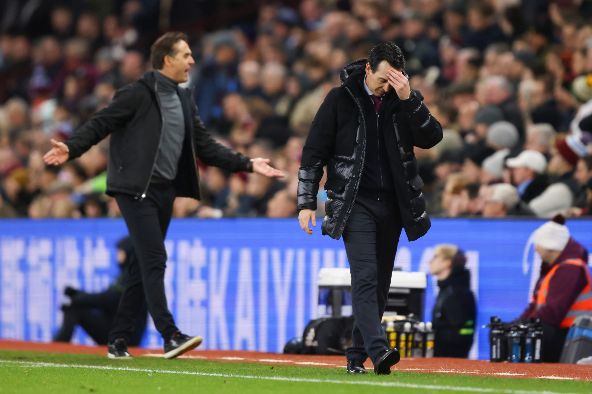 Aston Villa boss Unai Emery compliments Wolves midfield after 1-1 draw