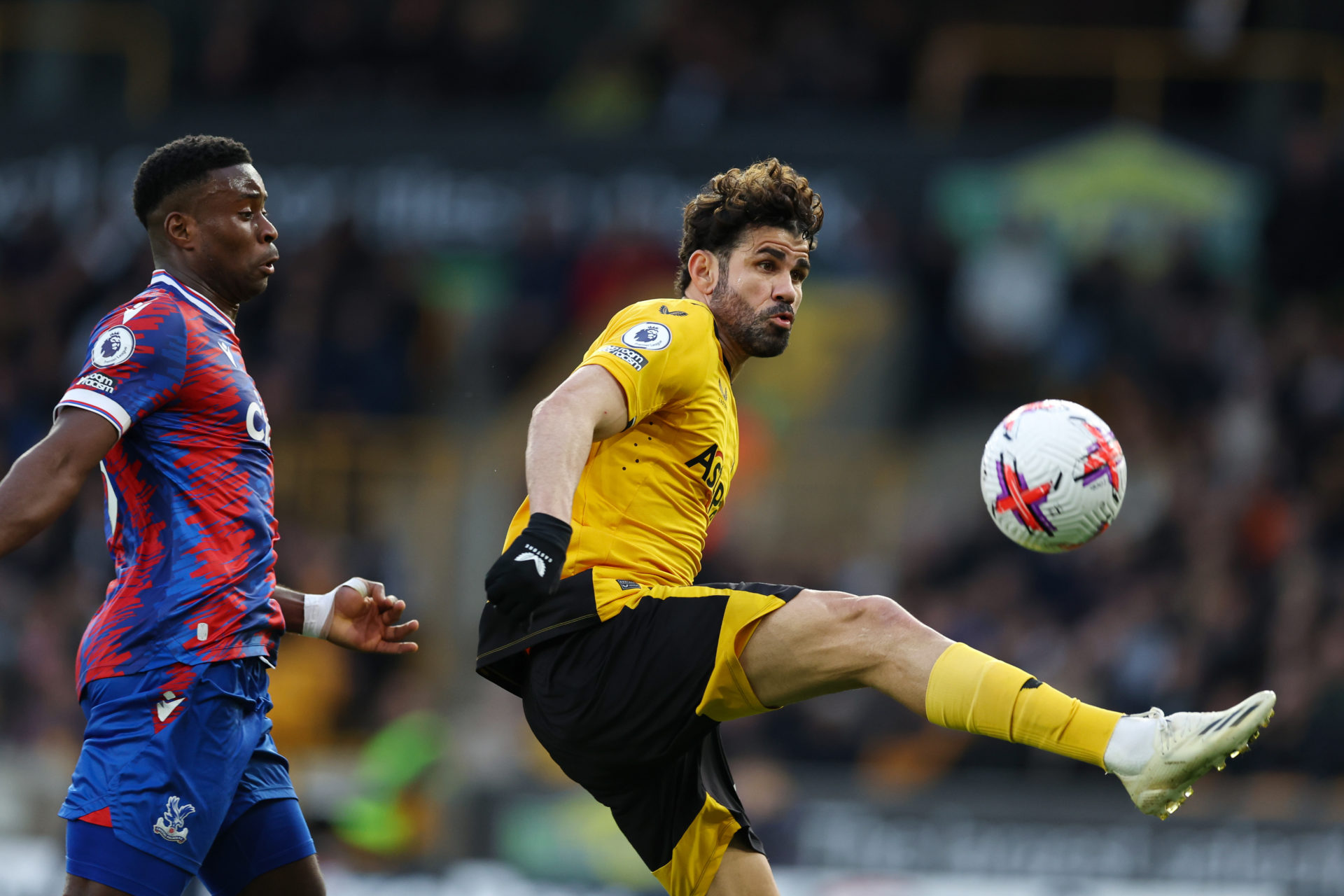 Video: Wolves striker Diego Costa hilariously pushes Craig Dawson over ...