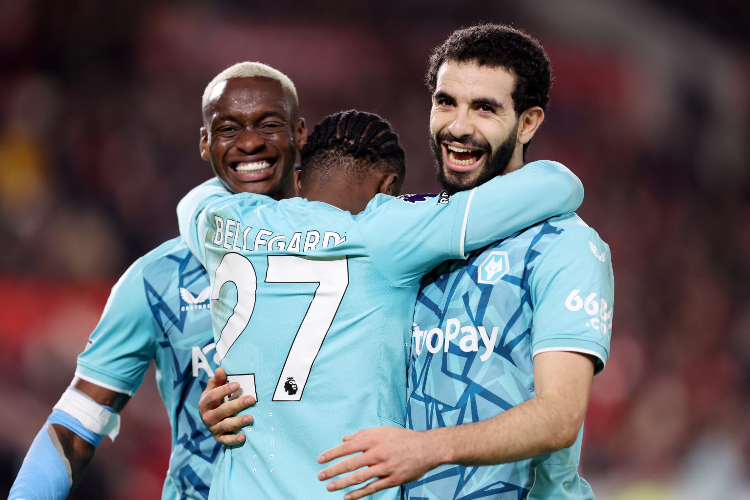 Rayan Ait-Nouri wows Wolves teammate Jean-Ricner Bellegarde after what ...