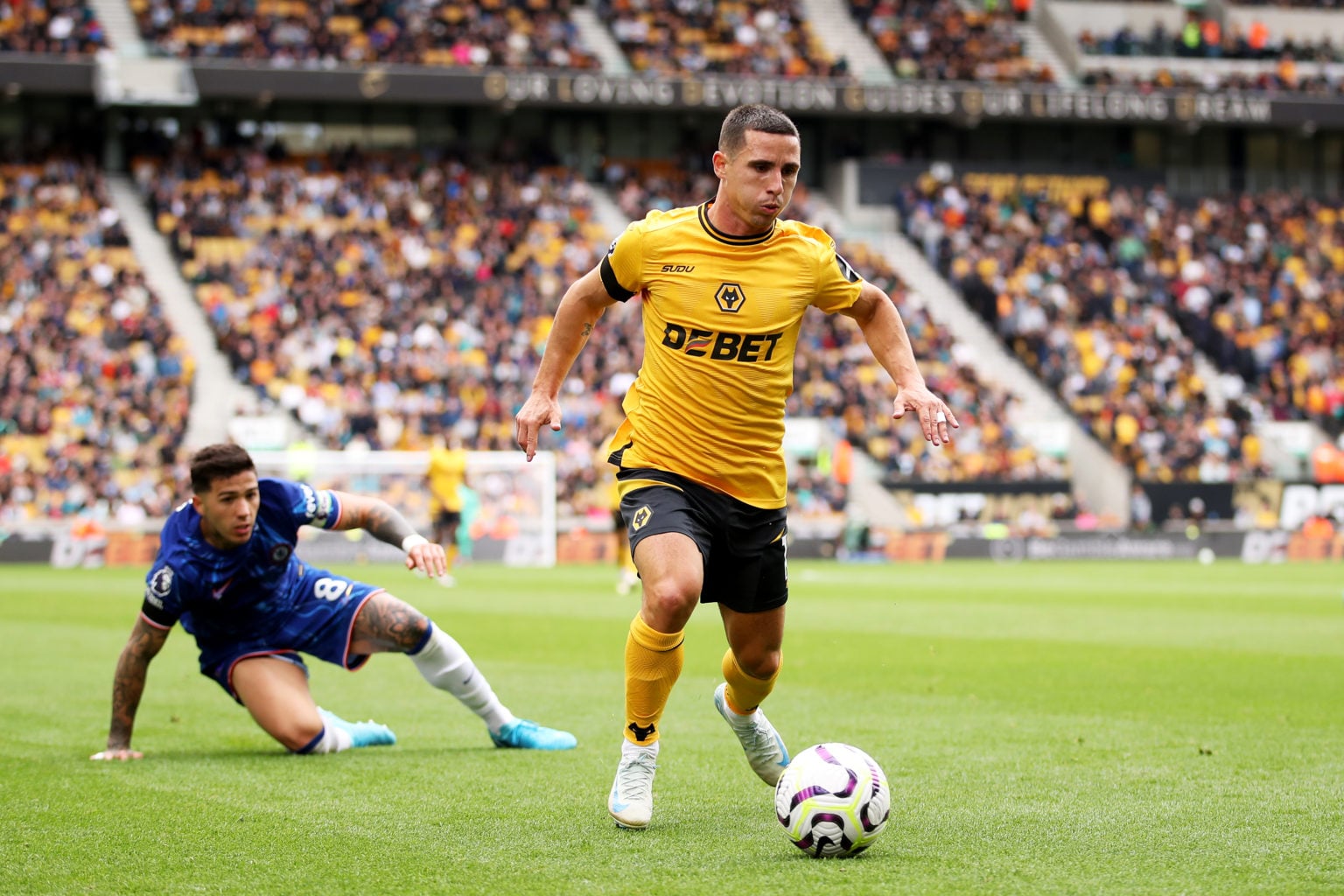 What Olympiacos fans just chanted in first home game about Wolves ace ...