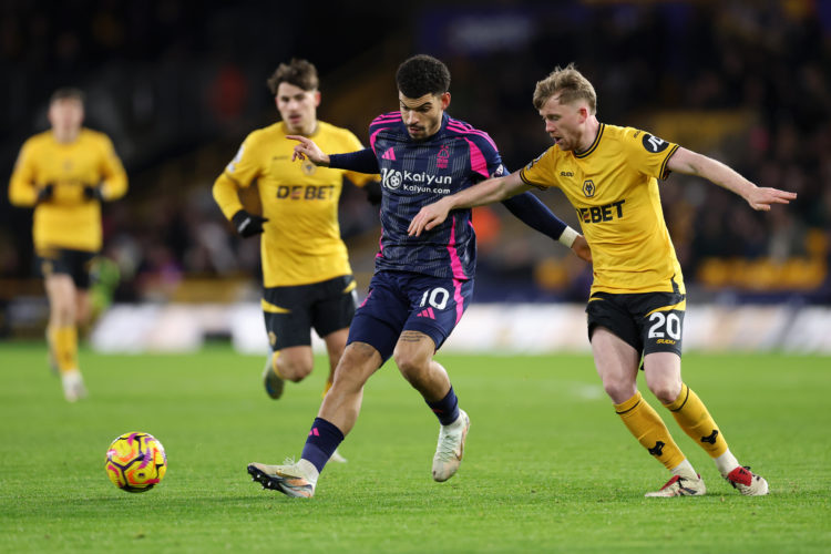 The Wolves player who won just 20% of his duels vs Nottingham Forest ...