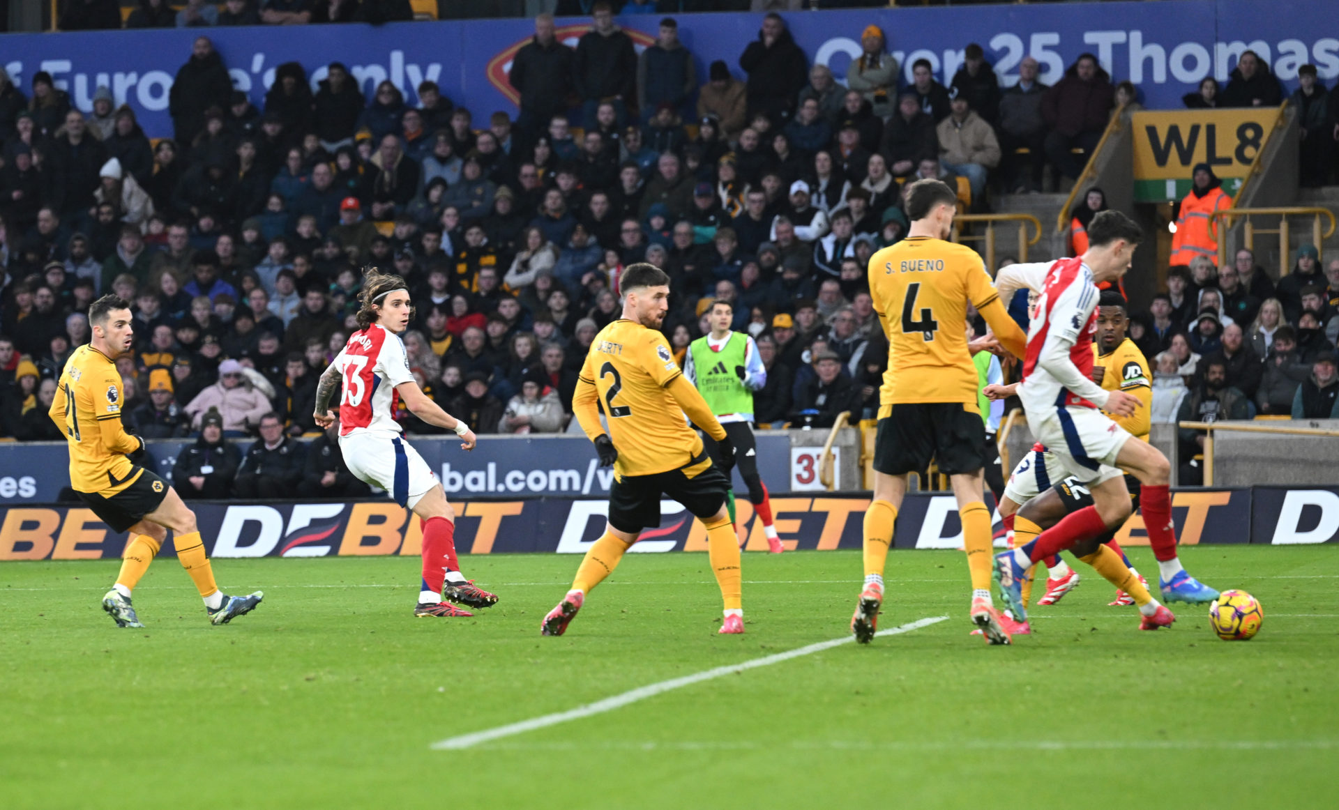 Wolves player ratings vs Arsenal, Emmanuel Agbadou shines on Molineux ...