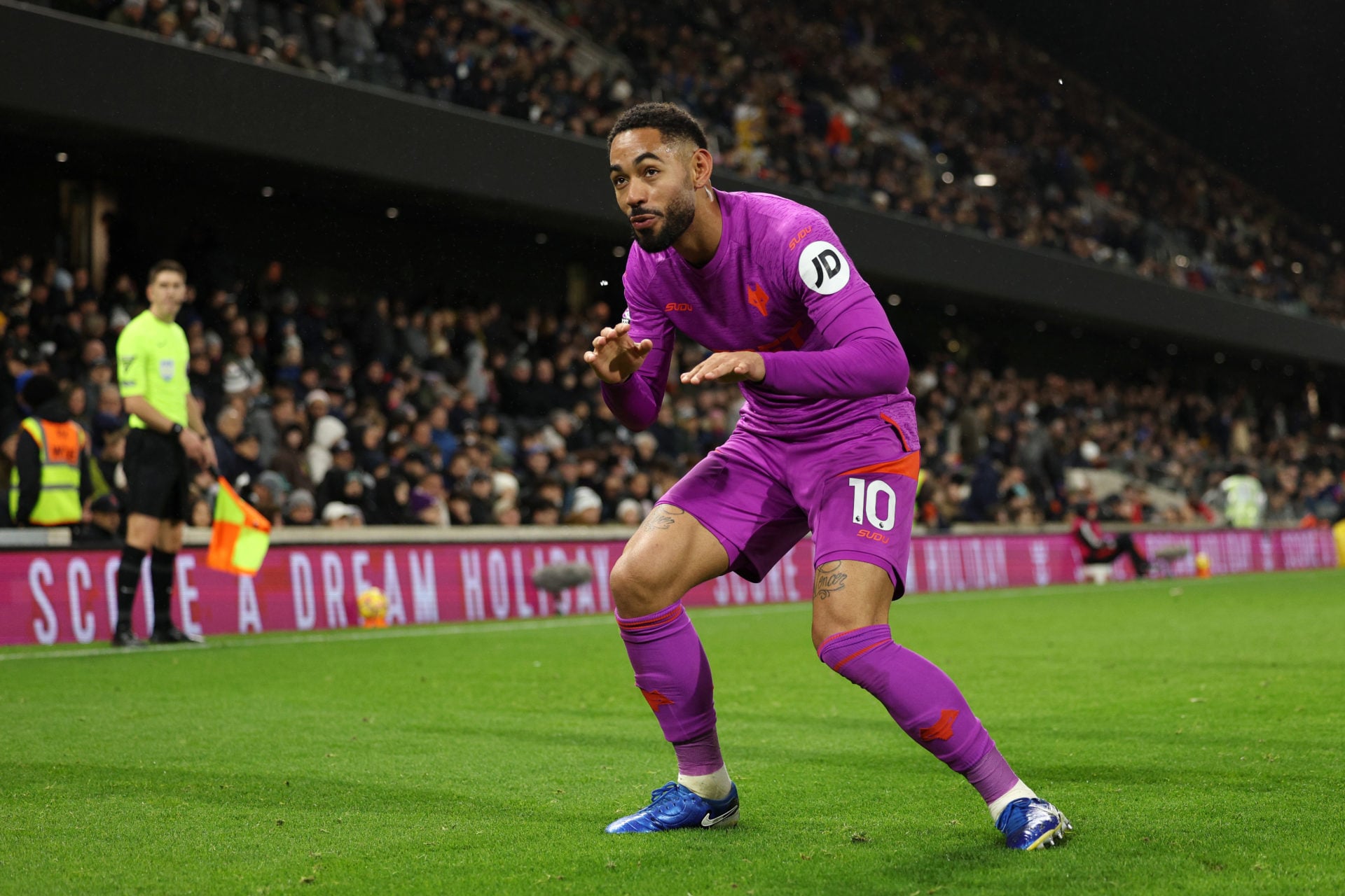 A look back at Matheus Cunha's recent goalscoring record against Fulham ...