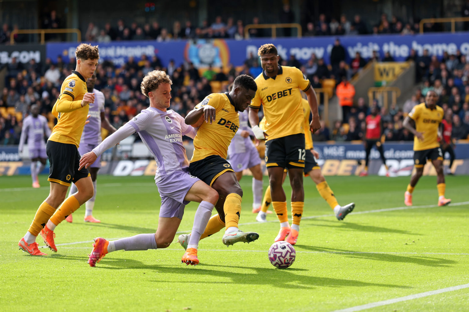 Wolves player ratings vs Brighton as one star underperforms with a 3/10 ...